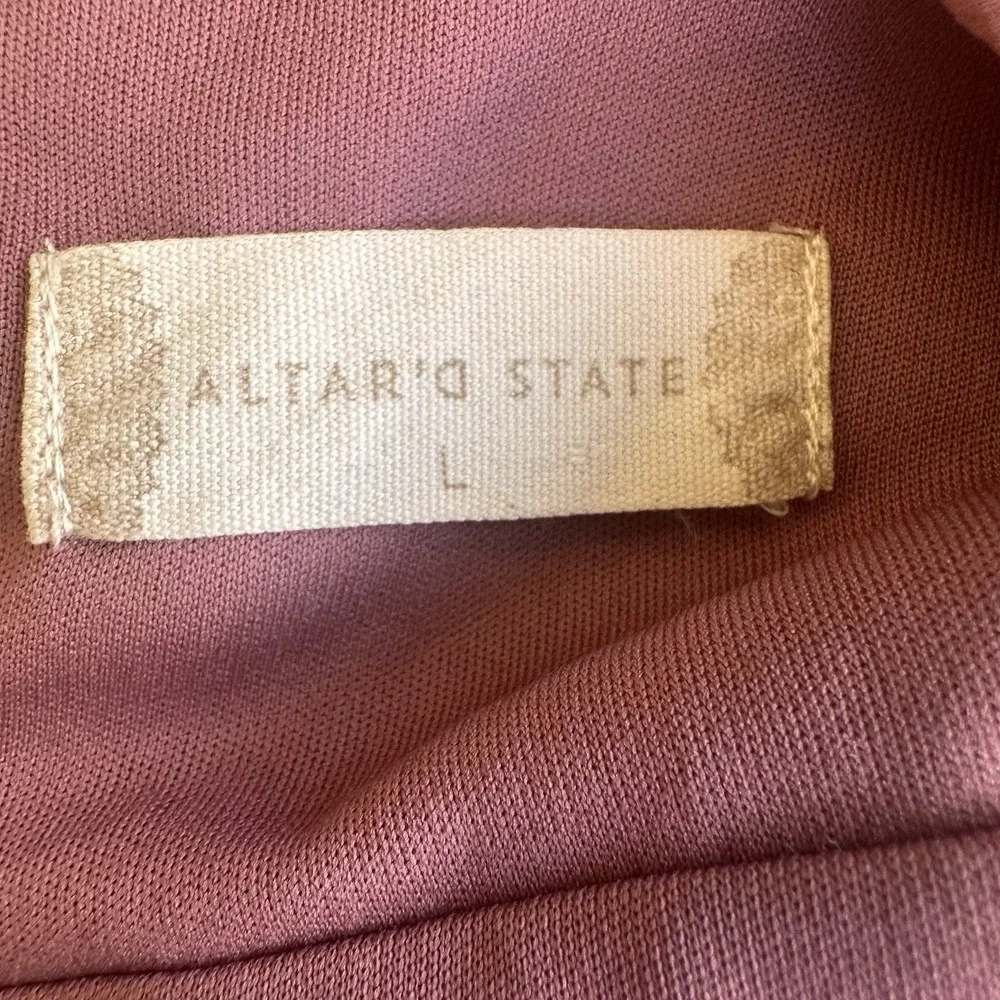 Altar'd State | Dresses | Altard State Mauve Florence Floral Midi Dress ...